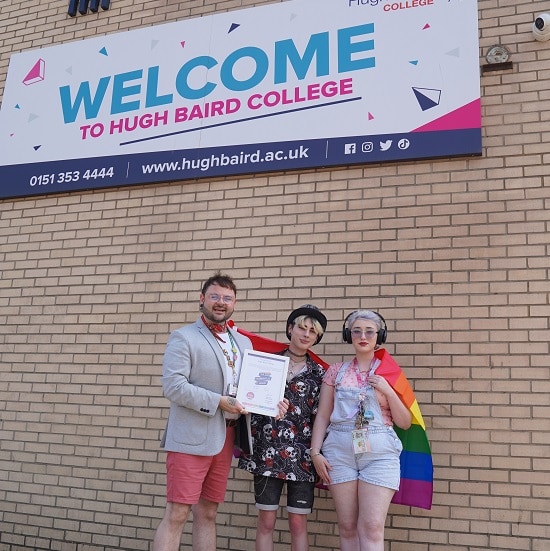 Hugh Baird College recognised with LGBT+ Award for creating a safe and ... Hugh Baird College recognised with LGBT+ Award for creating a safe and ...